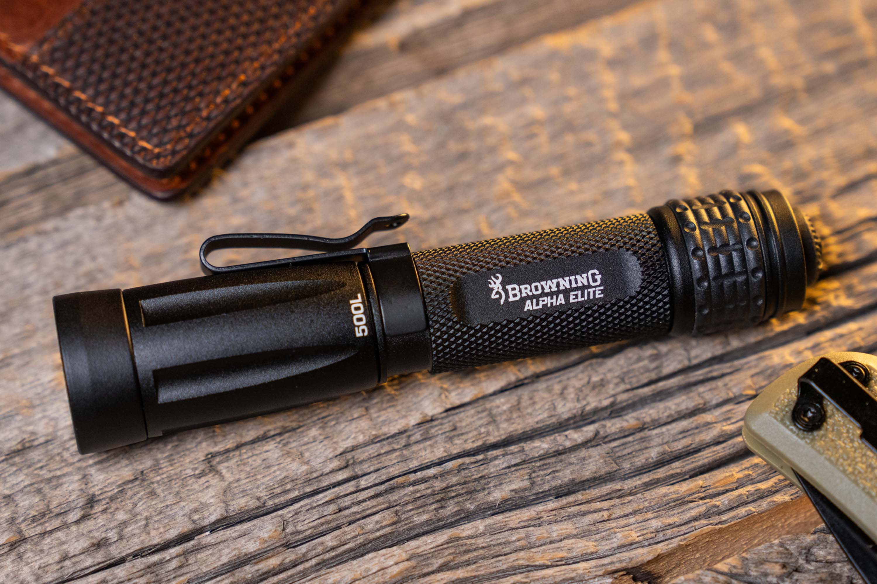 Alpha Elite USB Rechargeable Flashlight - Browning